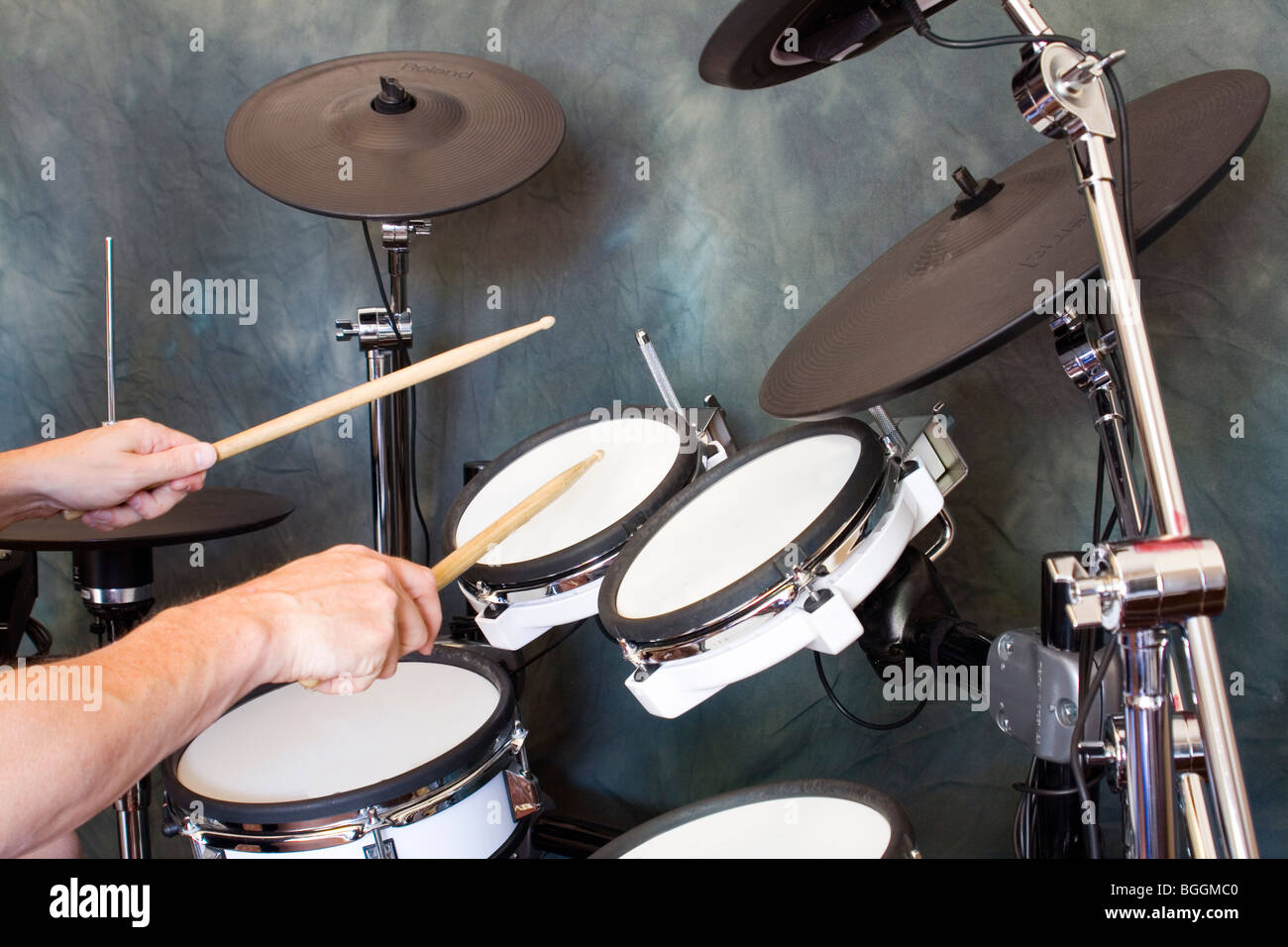 Playing The Drums High Resolution Stock Photography and Images - Alamy