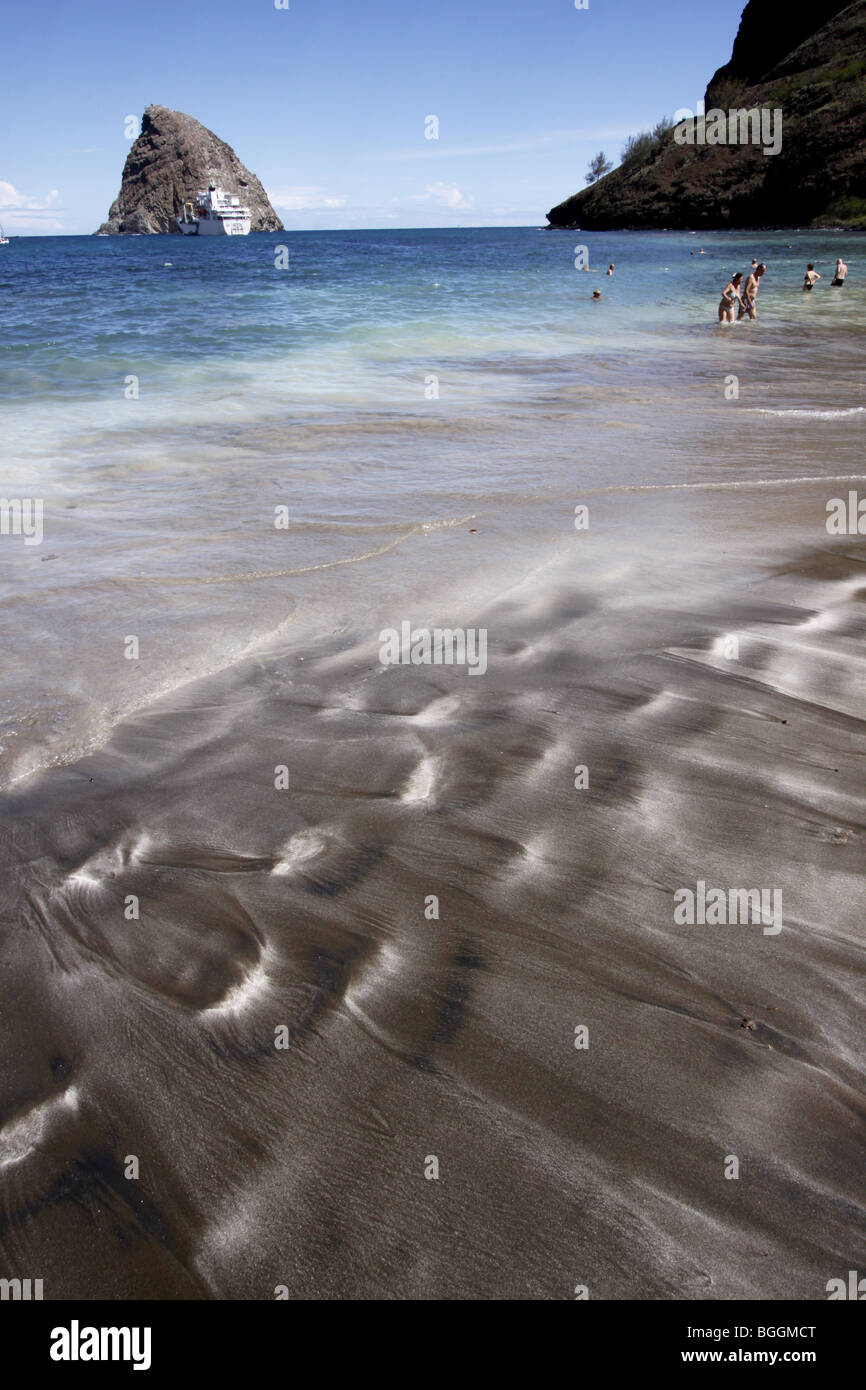 Beach, Hane, Ua Huka, French Polynesia Stock Photo - Alamy
