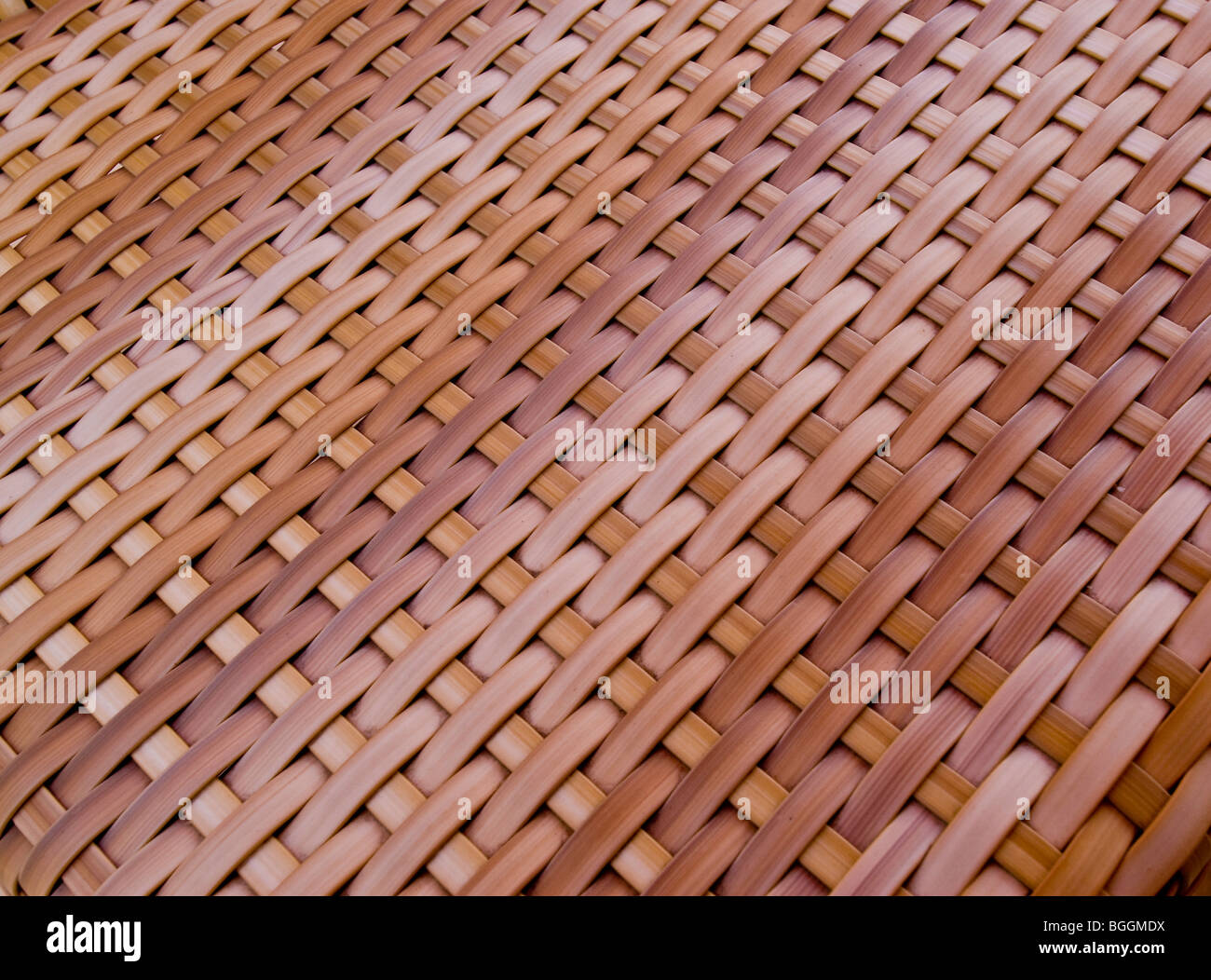 Woven wood on back of chair Stock Photo - Alamy