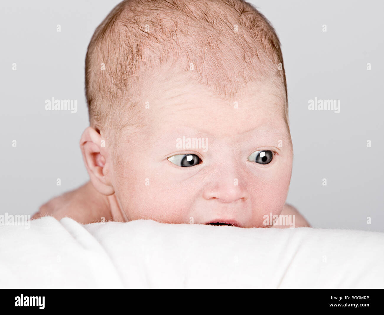 Shot of a Newborn Baby Crying Stock Photo - Alamy