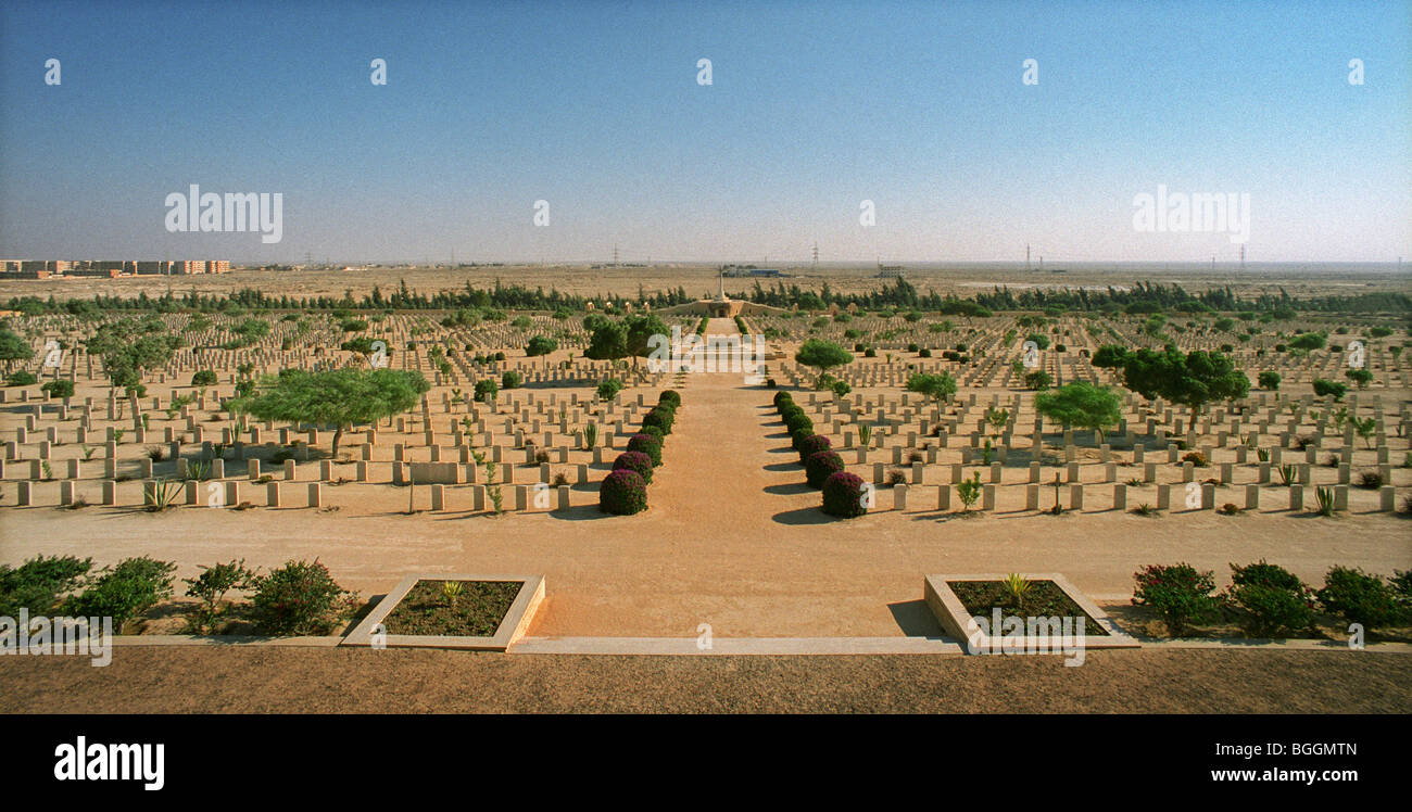 EL ALAMEIN WAR CEMETERY EGYPT. Photographed for the CWGC-2006 Stock ...