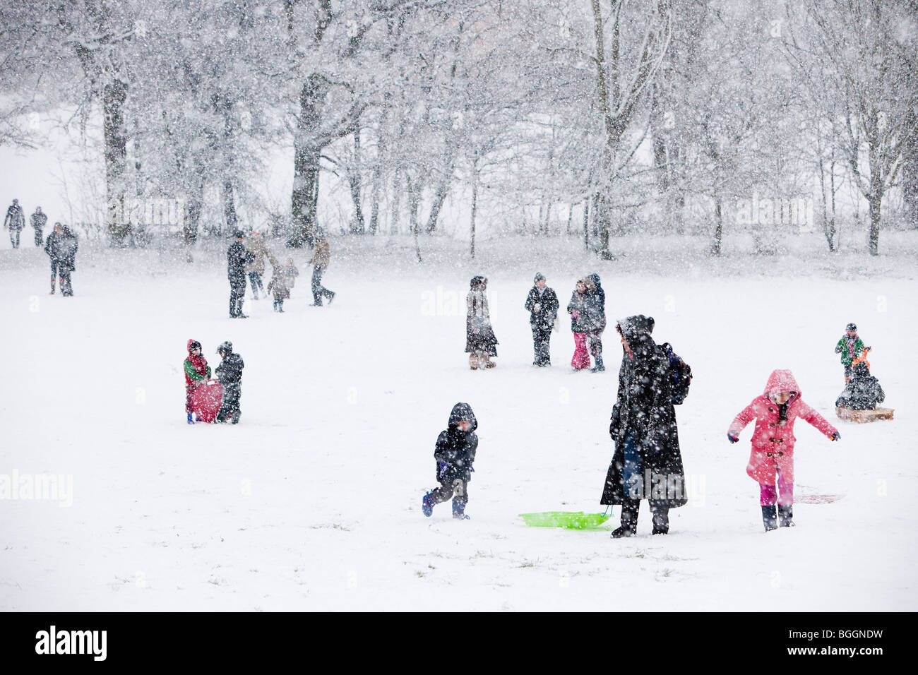 Alexandra Palace, London, England, 6th January 2010: People enjoy the ...