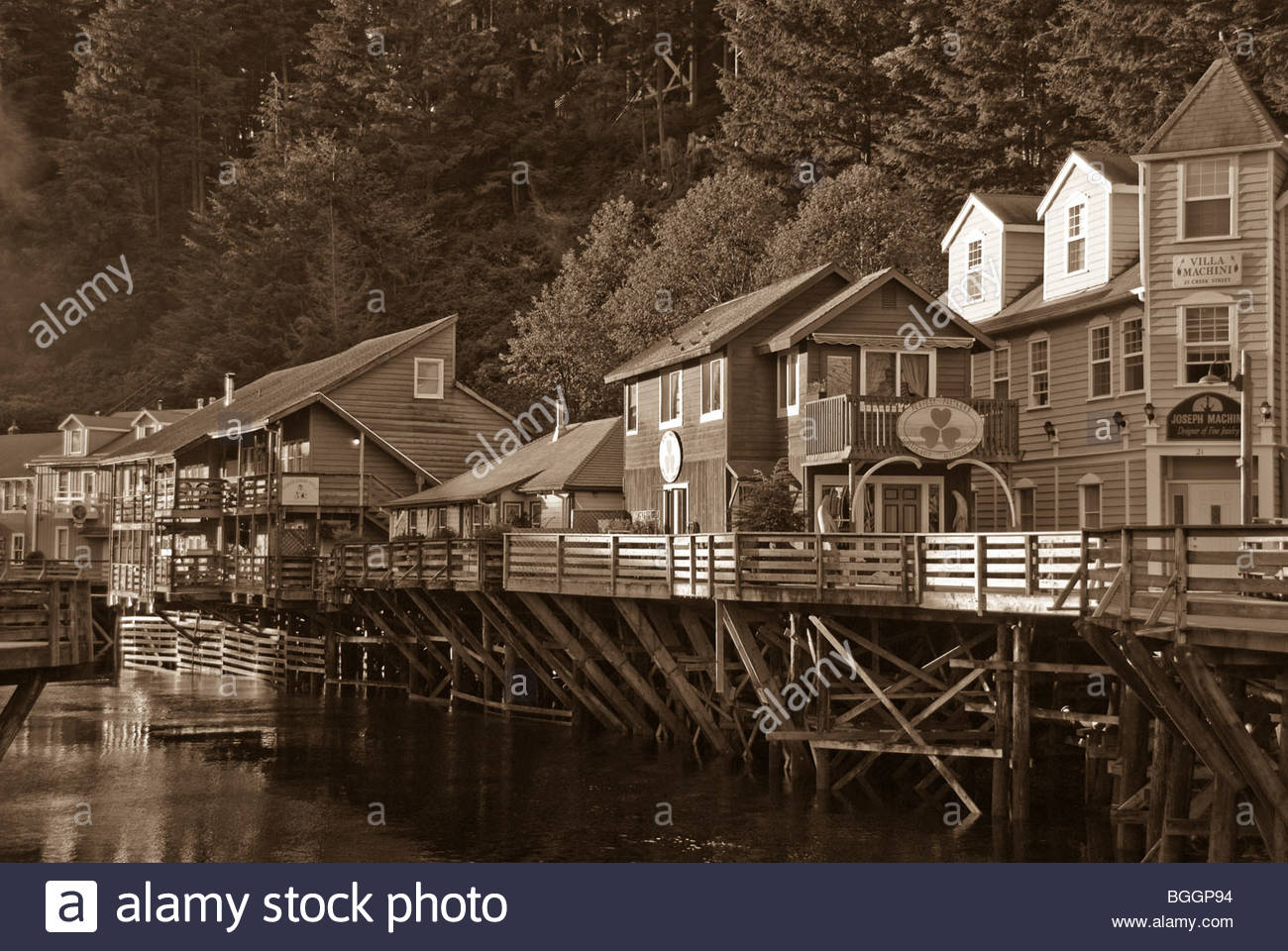 Buildings In Ketchikan Stock Photos & Buildings In Ketchikan Stock ...