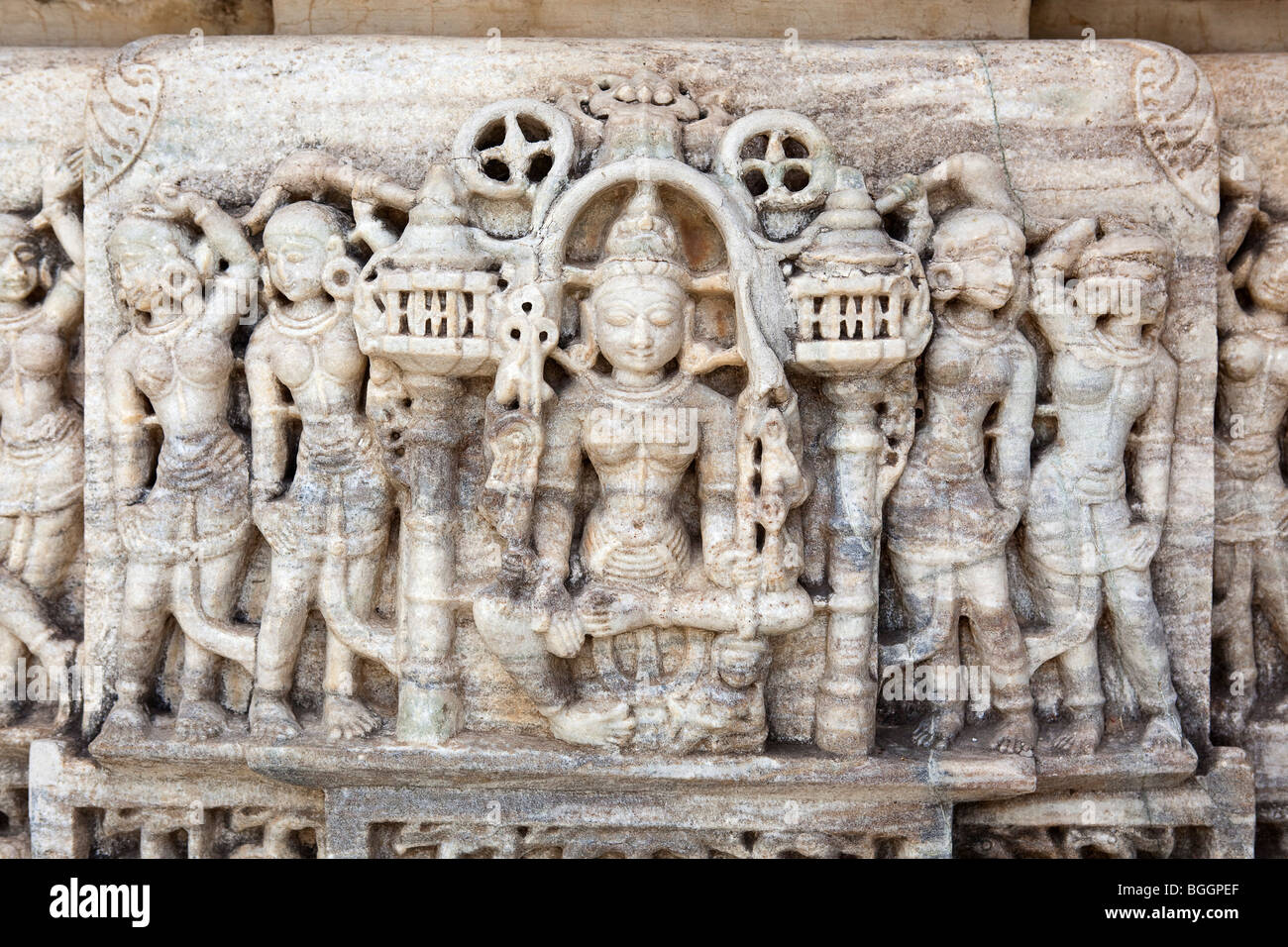 adinath jain temple in rajasthan state in india Stock Photo - Alamy