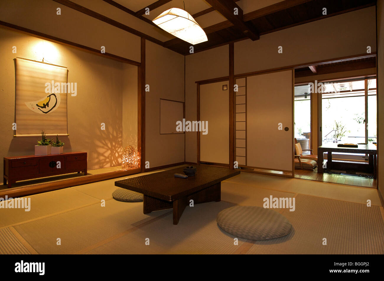 Japanese spa room hi-res stock photography and images - Alamy