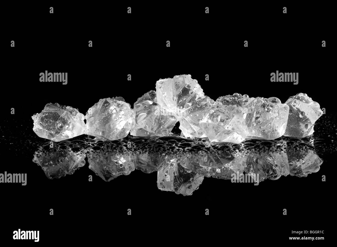 Melting ice cube Black and White Stock Photos & Images - Alamy