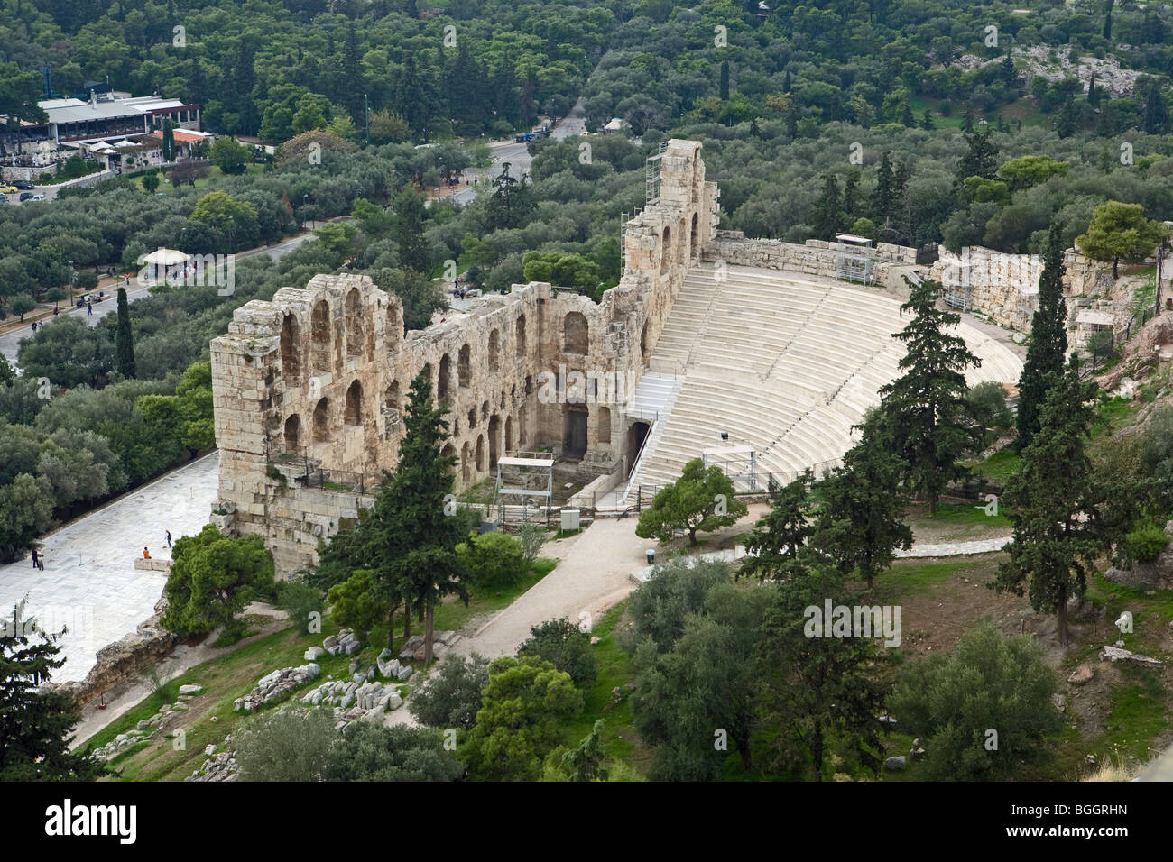 Odeion of herodes atticus hi-res stock photography and images - Alamy