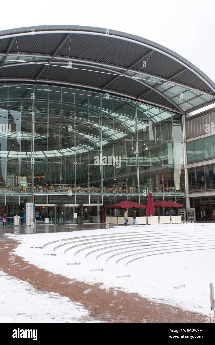 The Millennium Library in Norwich - Around Norwich in the UK Snowfall ...