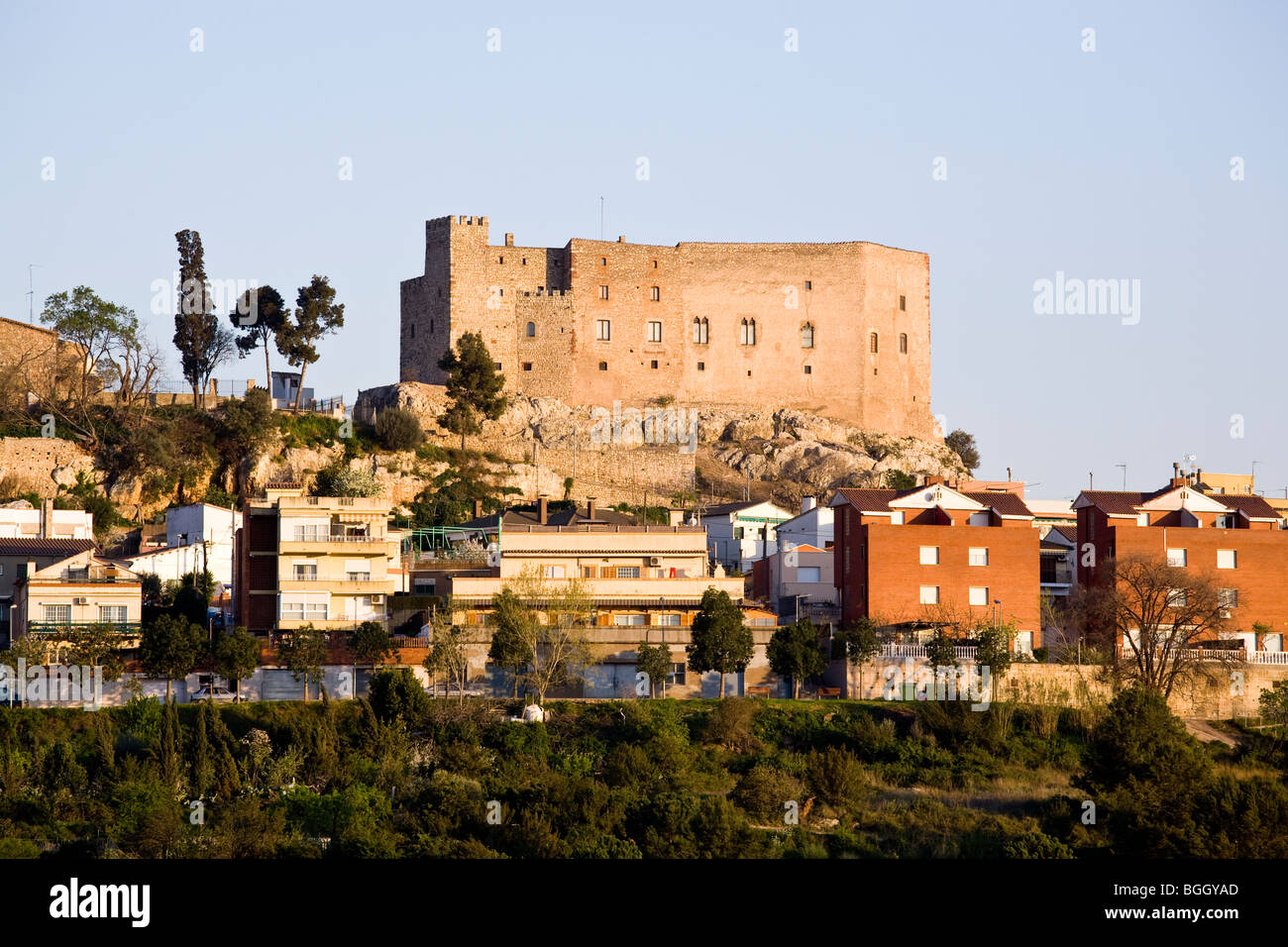 el papiol castle Stock Photo - Alamy