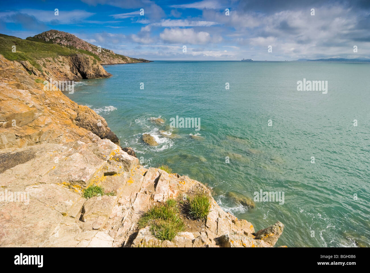 Rocky coast in Howth, Dublin, Ireland Stock Photo - Alamy
