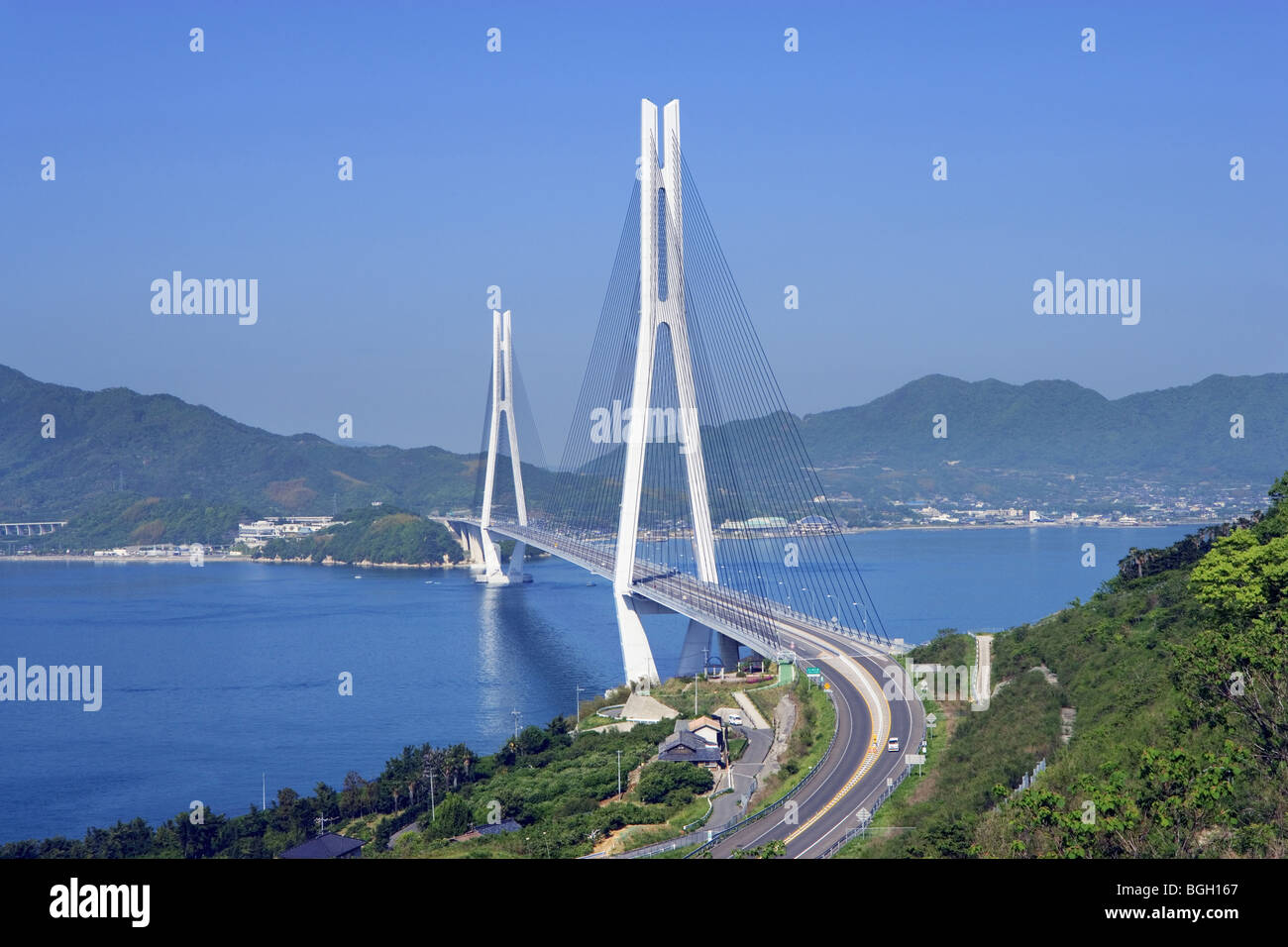 Ohashi strait bridge Onomichi Hiroshima Prefecture Japan Stock Photo ...