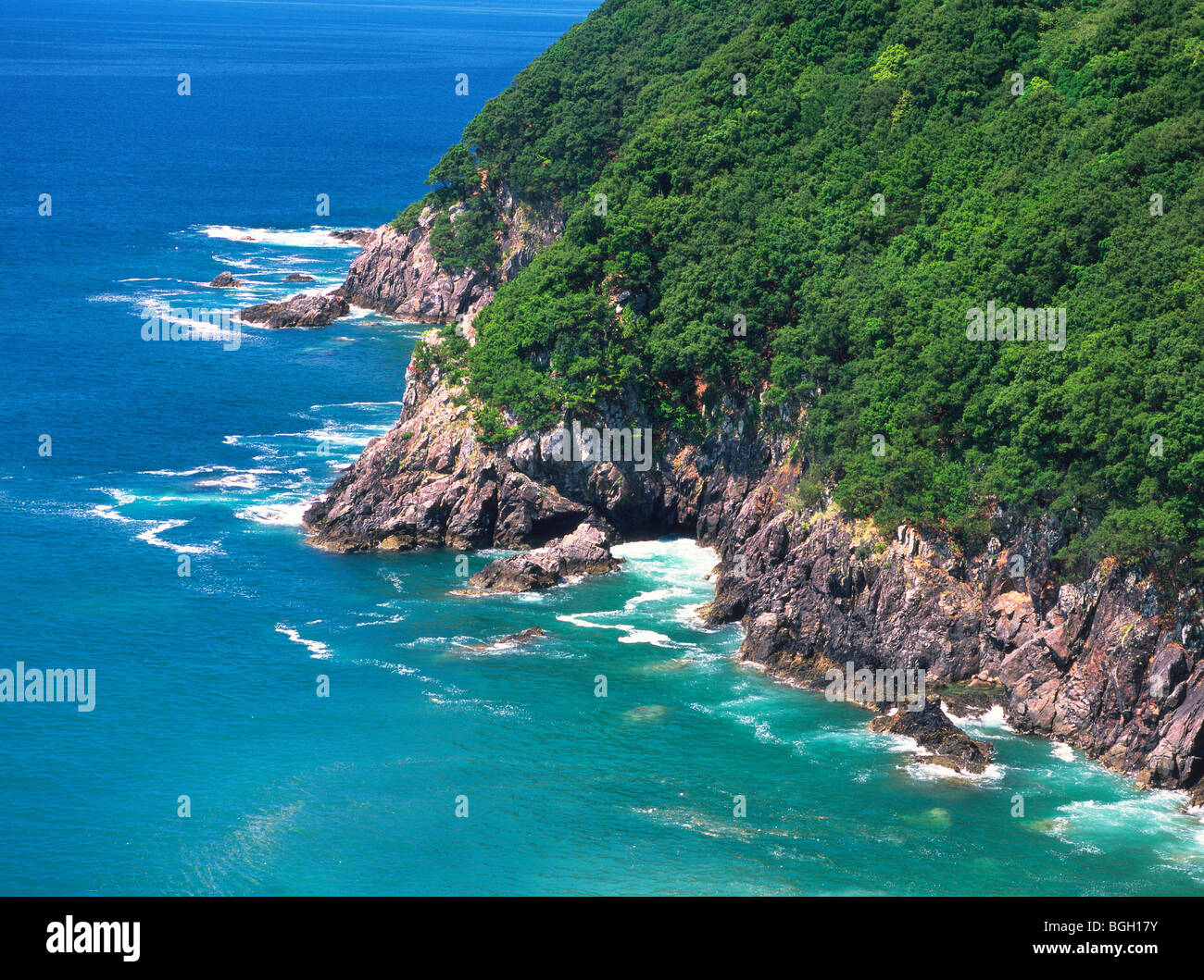Uwakai coastline, Uwajima, Ehime Prefecture, Japan Stock Photo - Alamy
