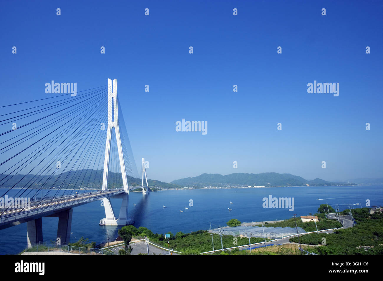 Ohashi strait bridge Onomichi Hiroshima Prefecture Japan Stock Photo ...