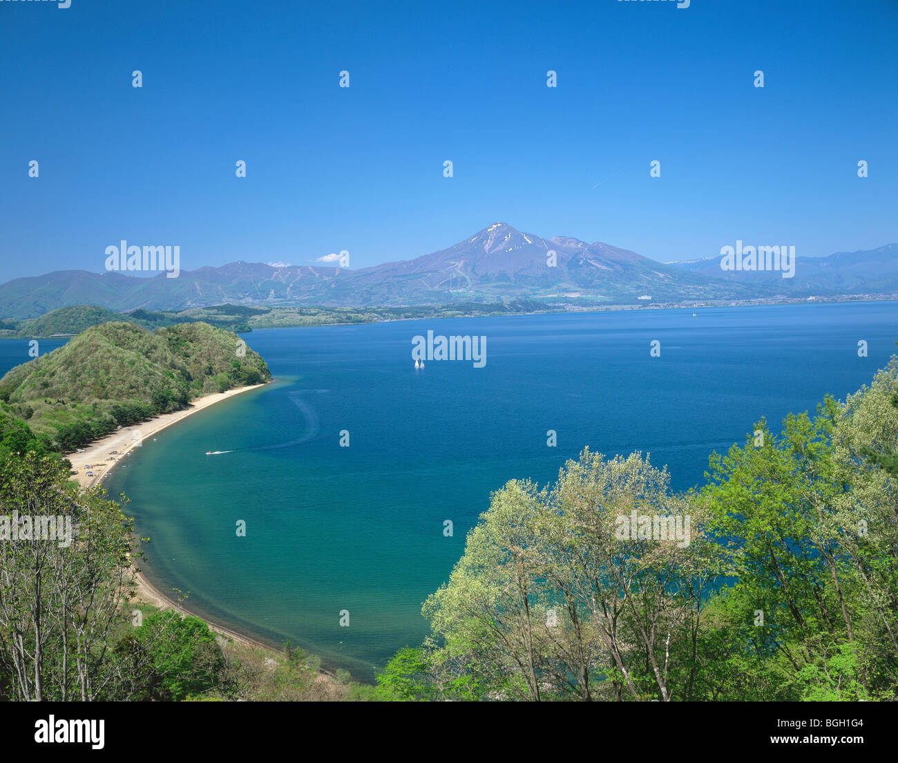 Inawashiro lake hi-res stock photography and images - Alamy