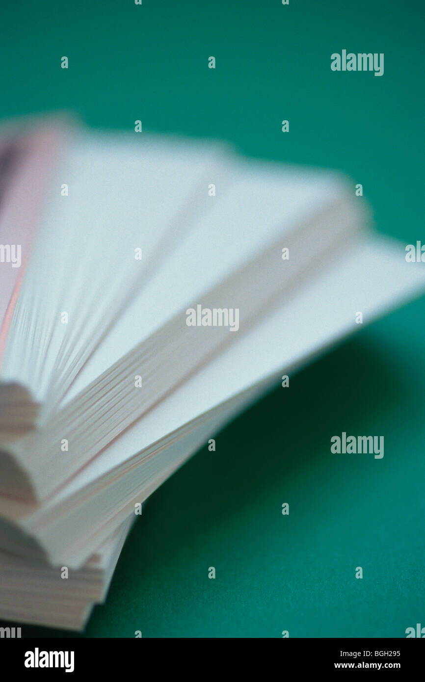 Stack of paper Stock Photo - Alamy