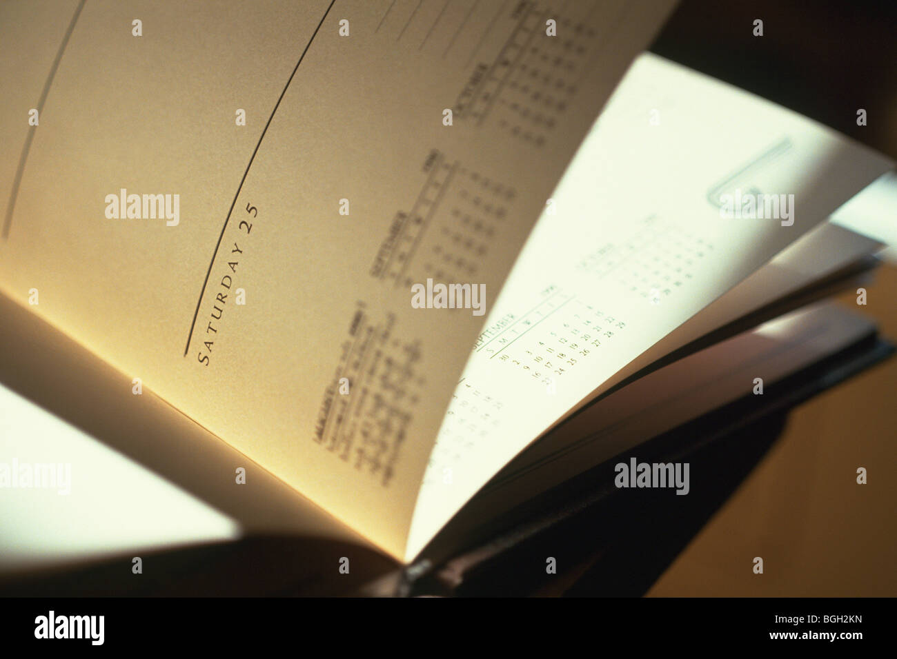 Diary planning hi-res stock photography and images - Alamy