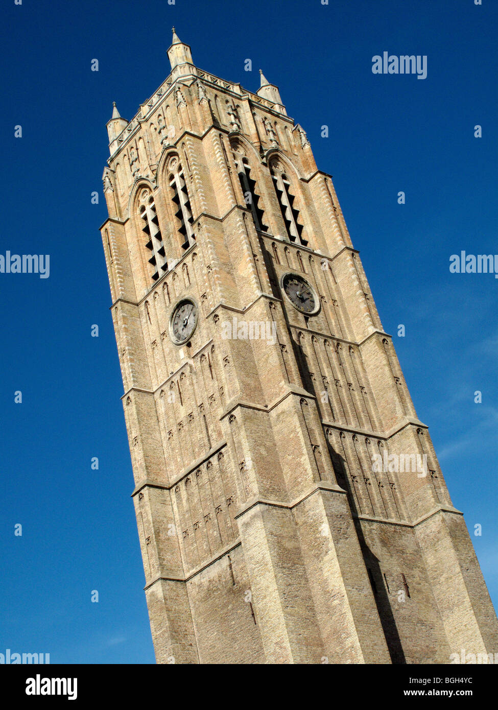 Le Tour de Beffroi or Beffroi Tower in Dunkirk in northern France Stock ...