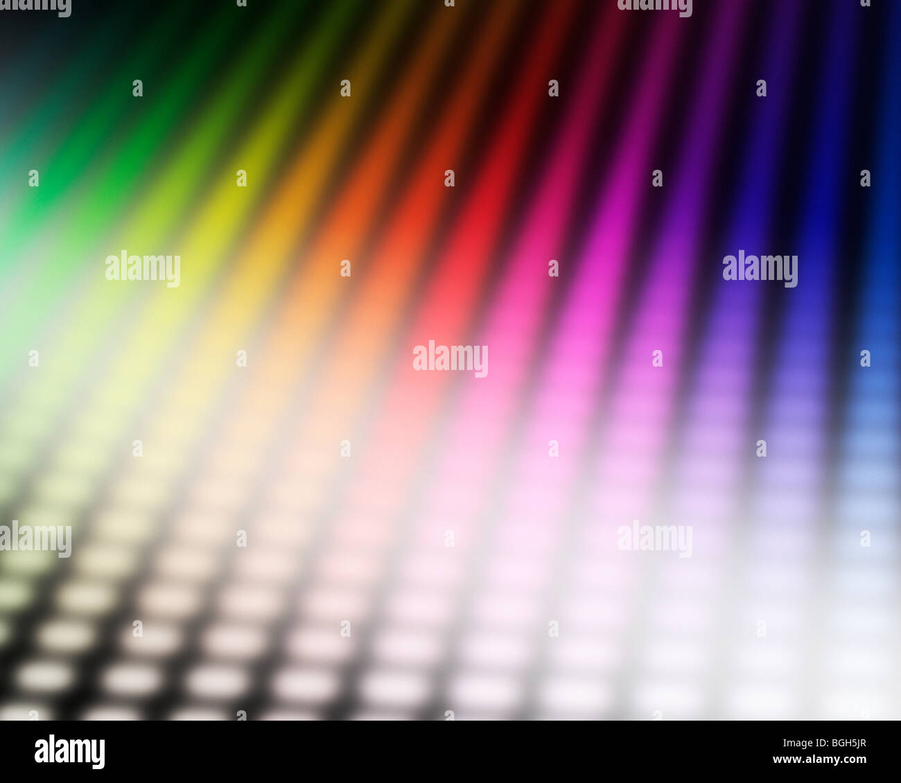 Rainbow coloured grid Stock Photo - Alamy