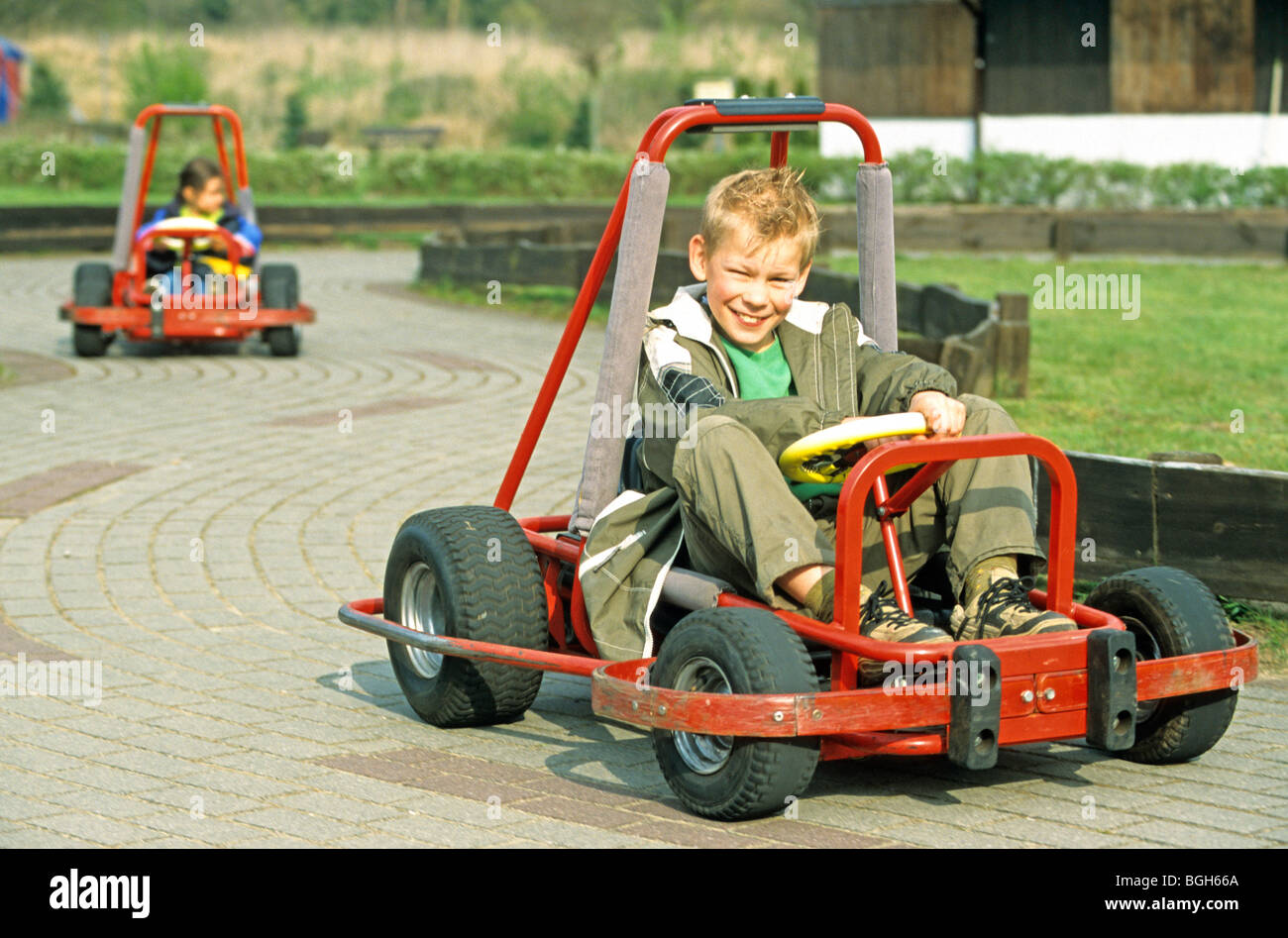 Go cart children hi-res stock photography and images - Alamy