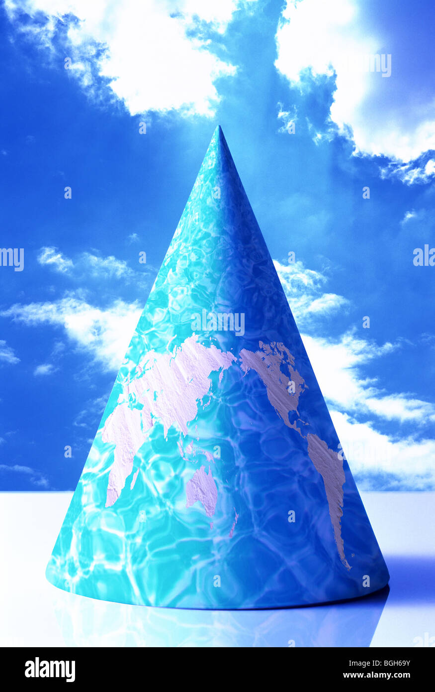 Vertical world map clouds in hi-res stock photography and images - Alamy