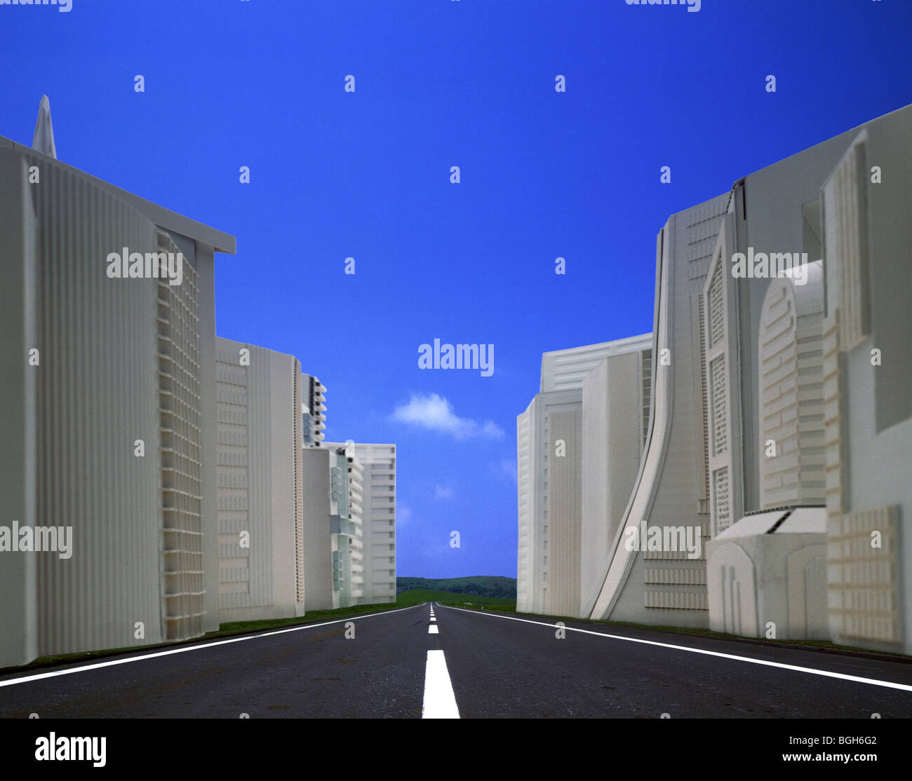 City planning model roads hi-res stock photography and images - Alamy