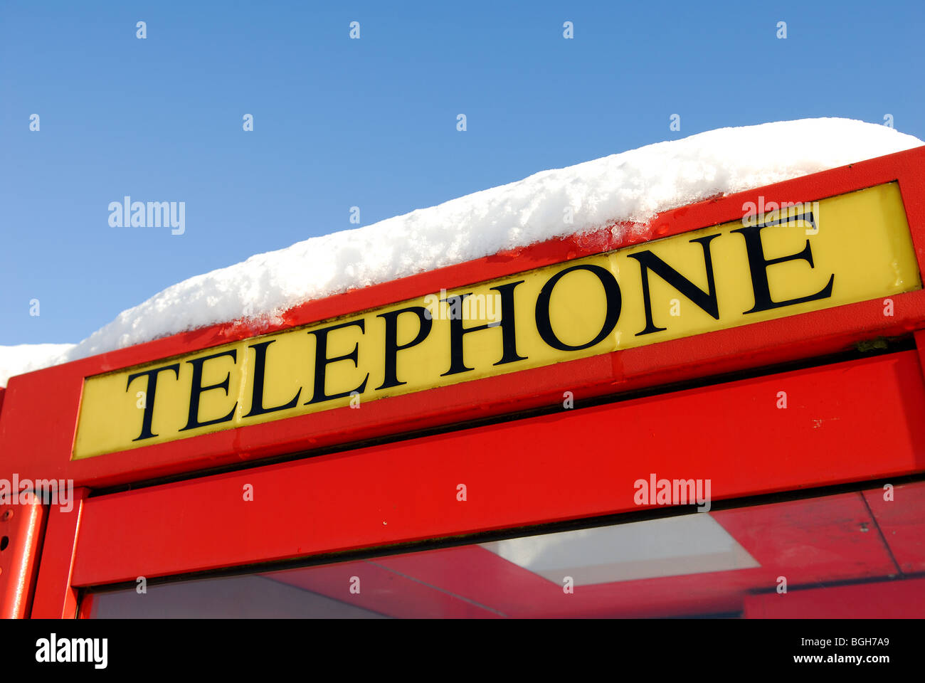 Red Telephone box Motorway Services Stock Photo - Alamy