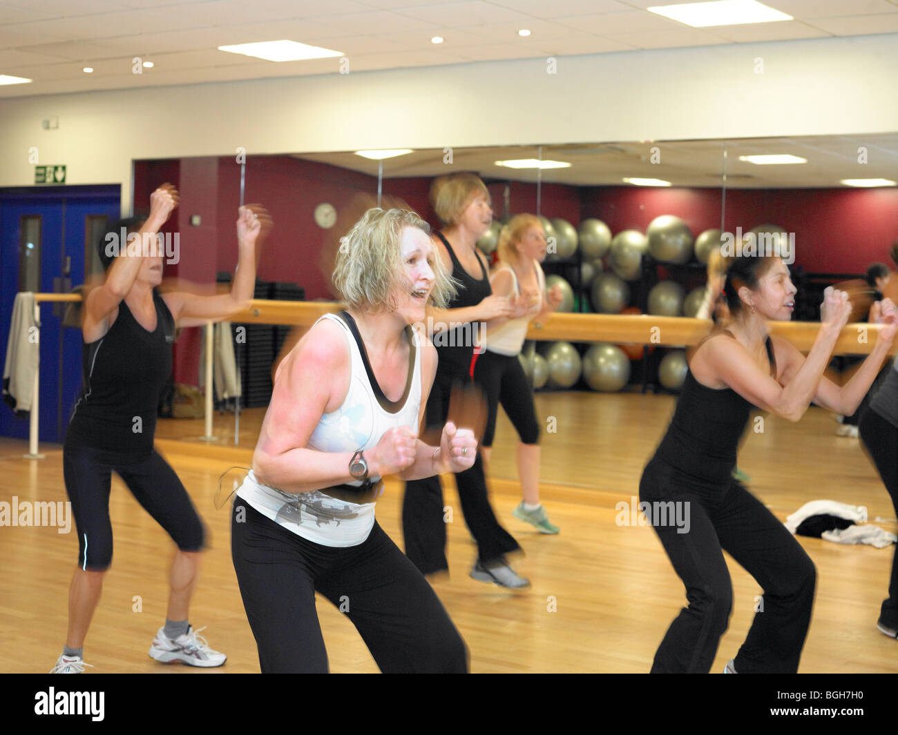Aerobics class instructors hi-res stock photography and images - Alamy