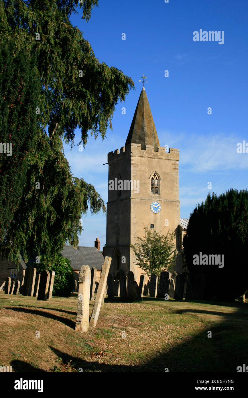The parish church of St Mary in Morcott, Rutland Stock Photo - Alamy