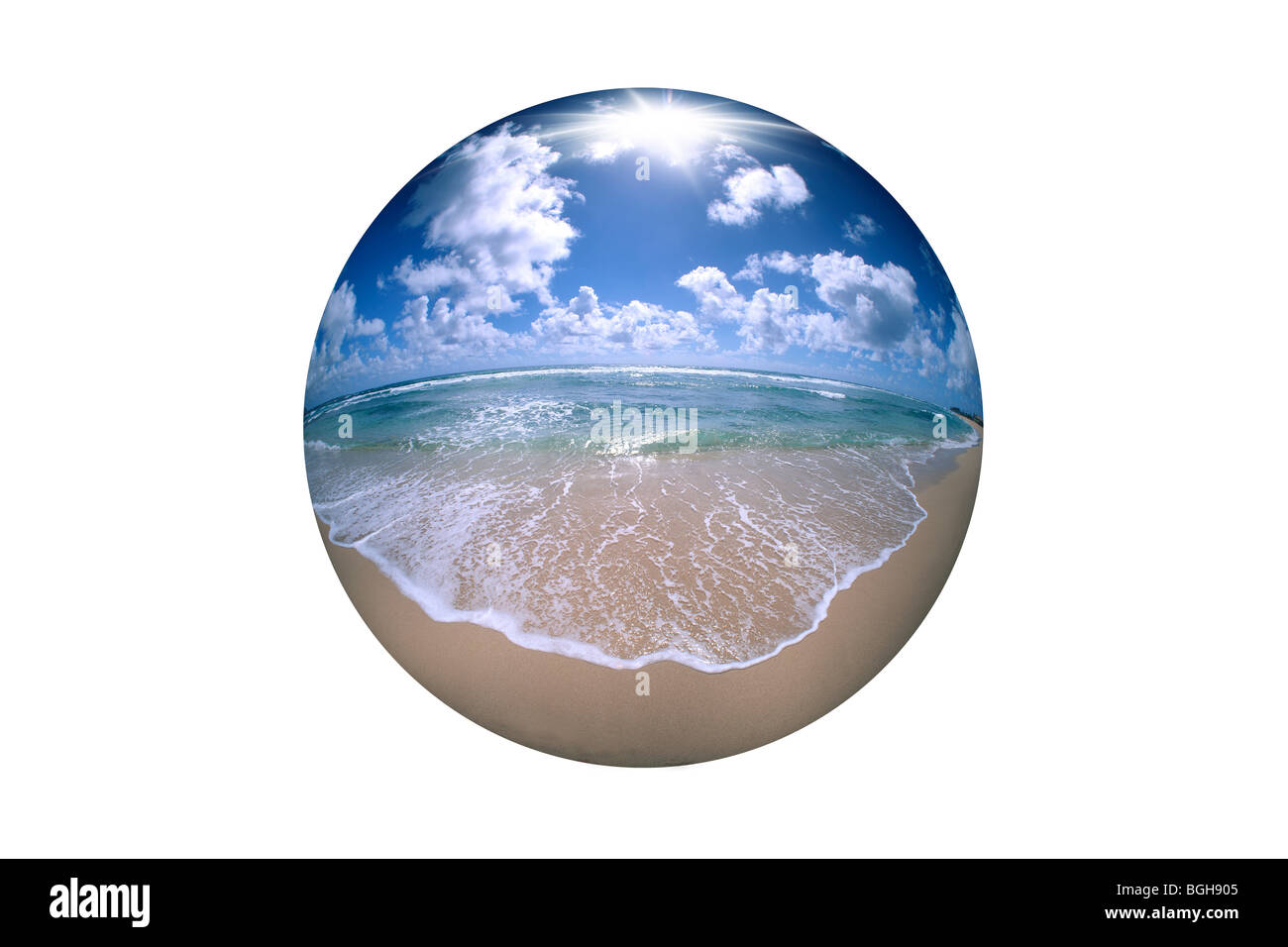 Edge of ocean Cut Out Stock Images & Pictures - Alamy