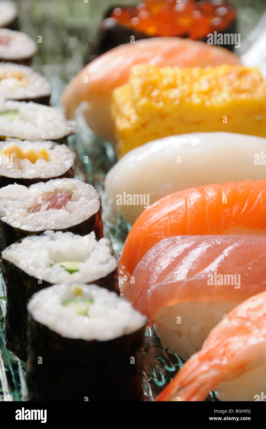 Selection of sushi Stock Photo - Alamy
