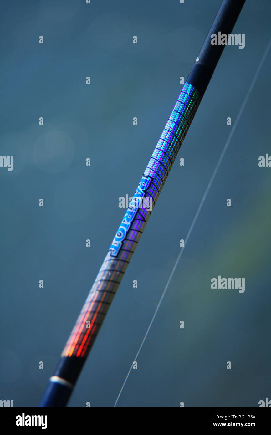 CLOSEUP SHAFT OF SPIN CASTING ROD SHAKESPEARE PATRIOT Stock Photo - Alamy