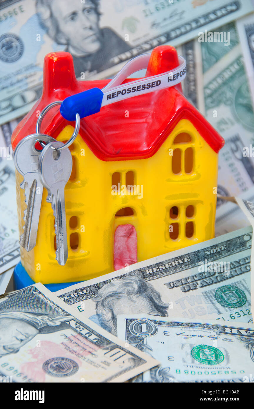 Concept, property market, home repossession Stock Photo - Alamy
