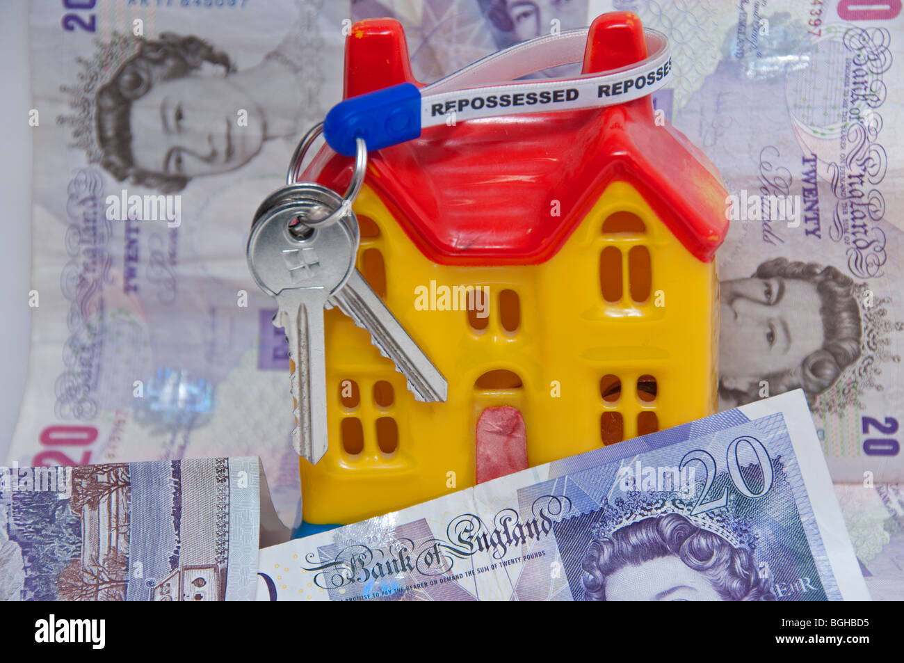 Concept, property market, home repossession Stock Photo - Alamy