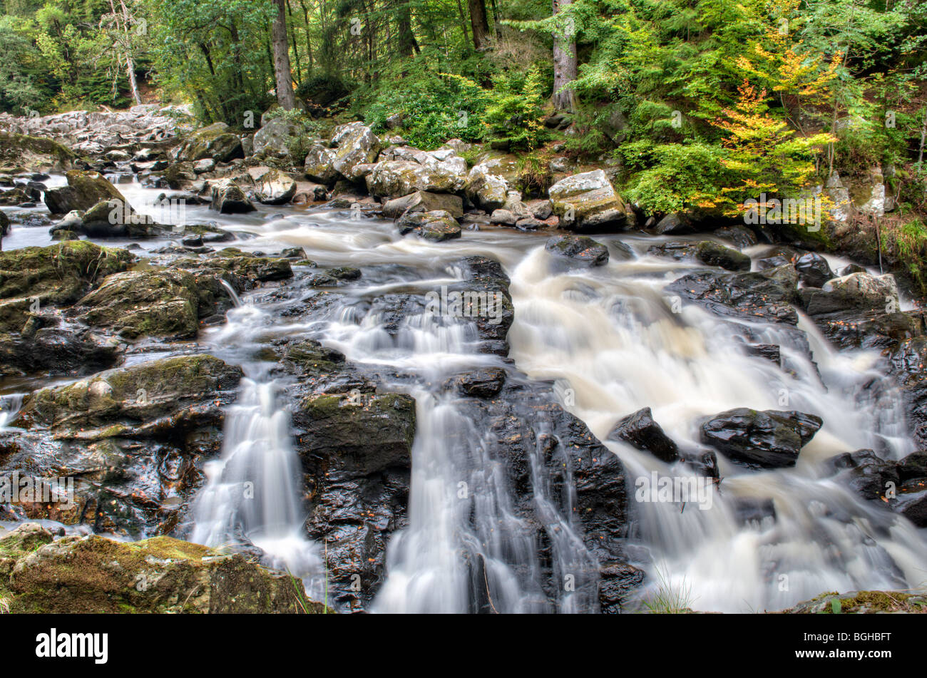 Rapids river waterfalls trees hi-res stock photography and images - Alamy