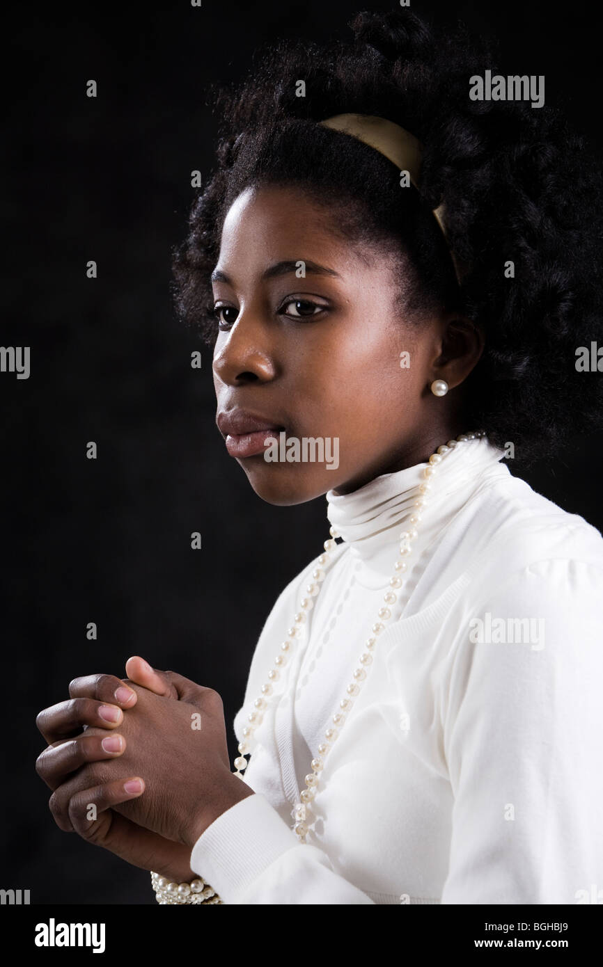 Teenage girl, confirmation Stock Photo - Alamy