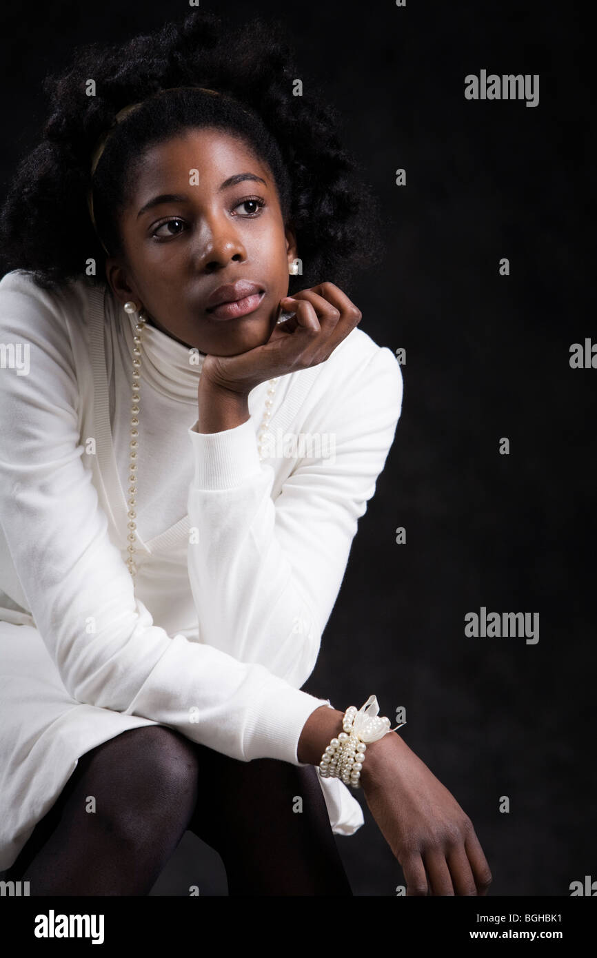 Teenage girl, confirmation Stock Photo - Alamy