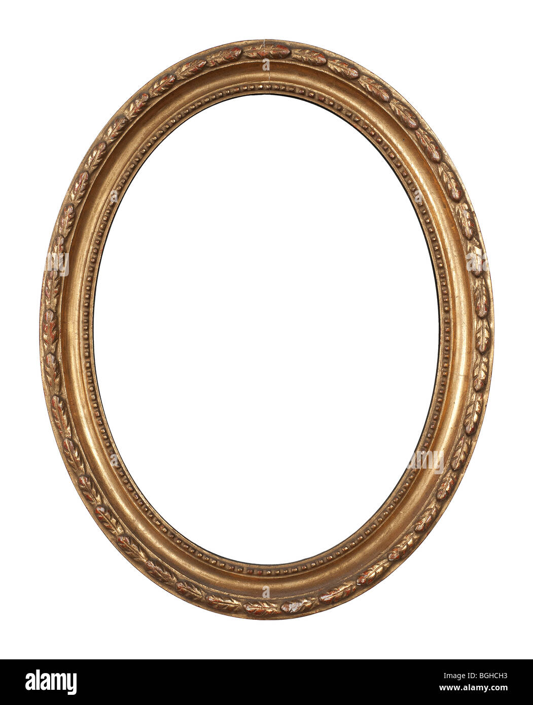 Gold old frame oval hi-res stock photography and images - Alamy