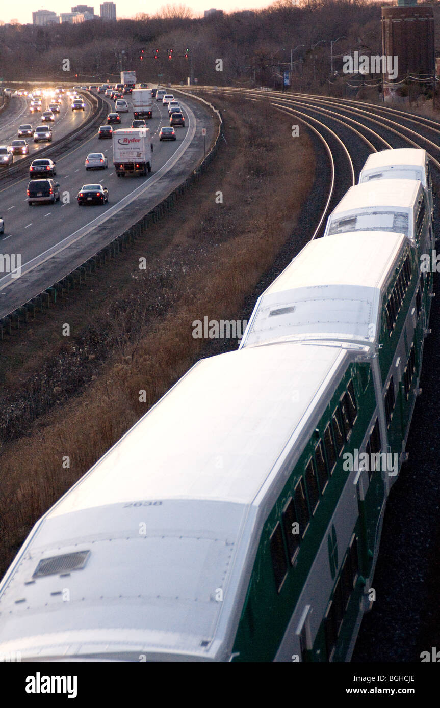 Toronto go train commuter hi-res stock photography and images - Alamy