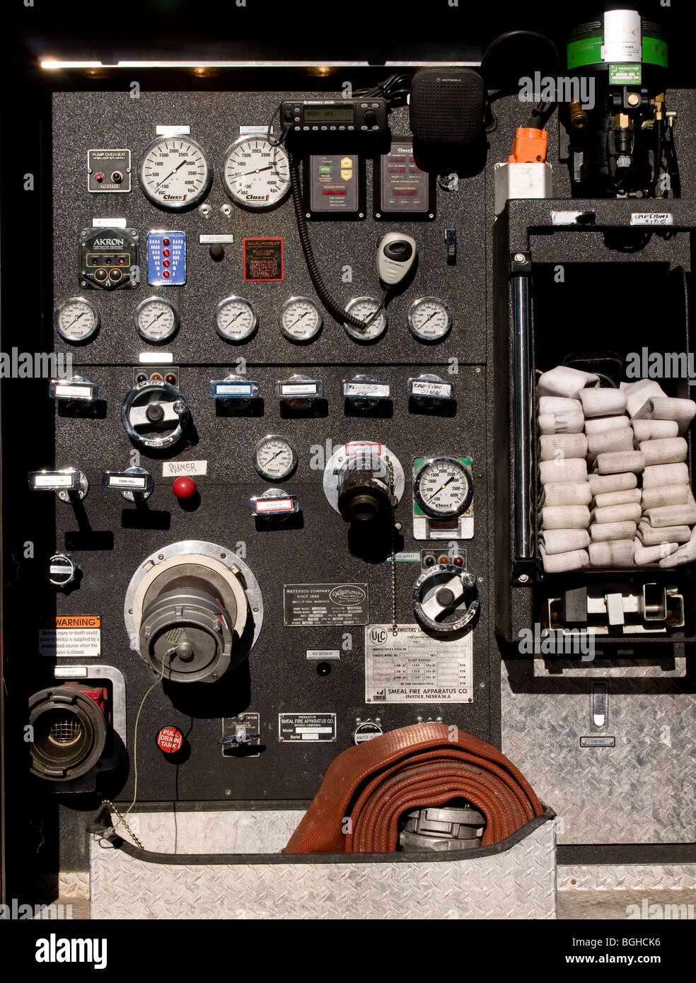 Fire truck gauges hi-res stock photography and images - Alamy