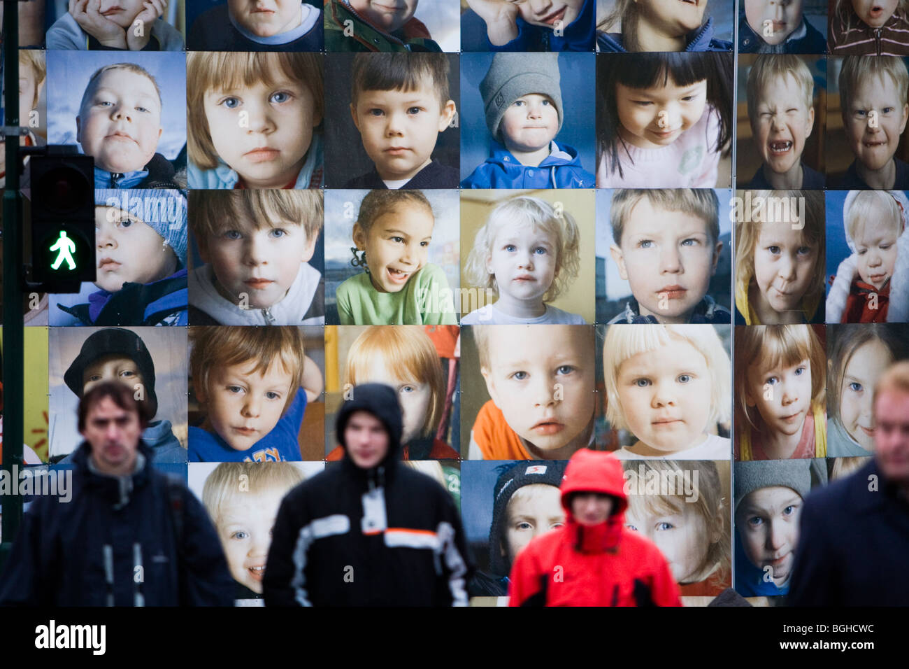 People crossing Laekjargata street. Pictures of young Icelandic ...