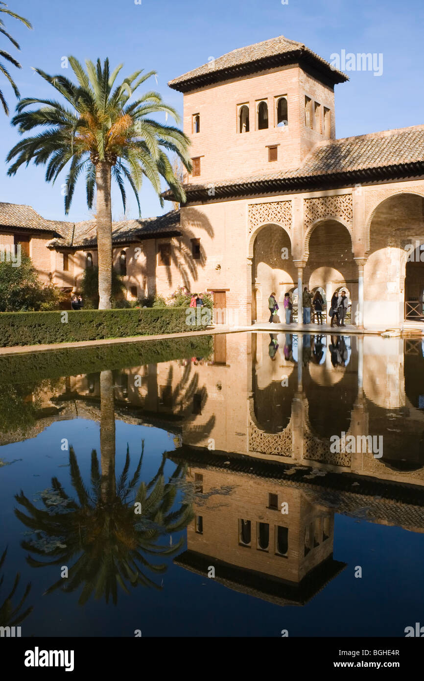 Alhambra partal alhambra palace fortress hi-res stock photography and ...