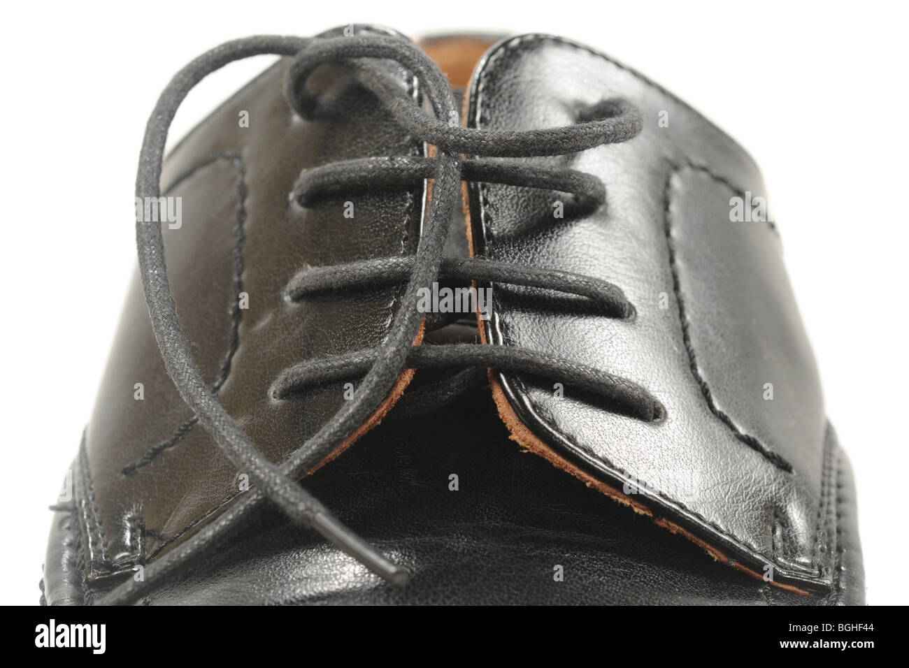Black shoe lace hi-res stock photography and images - Alamy