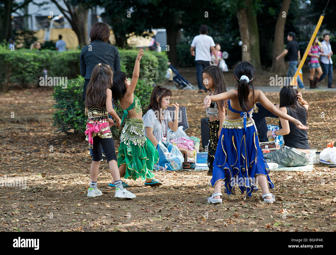 Children Dancing Outside
