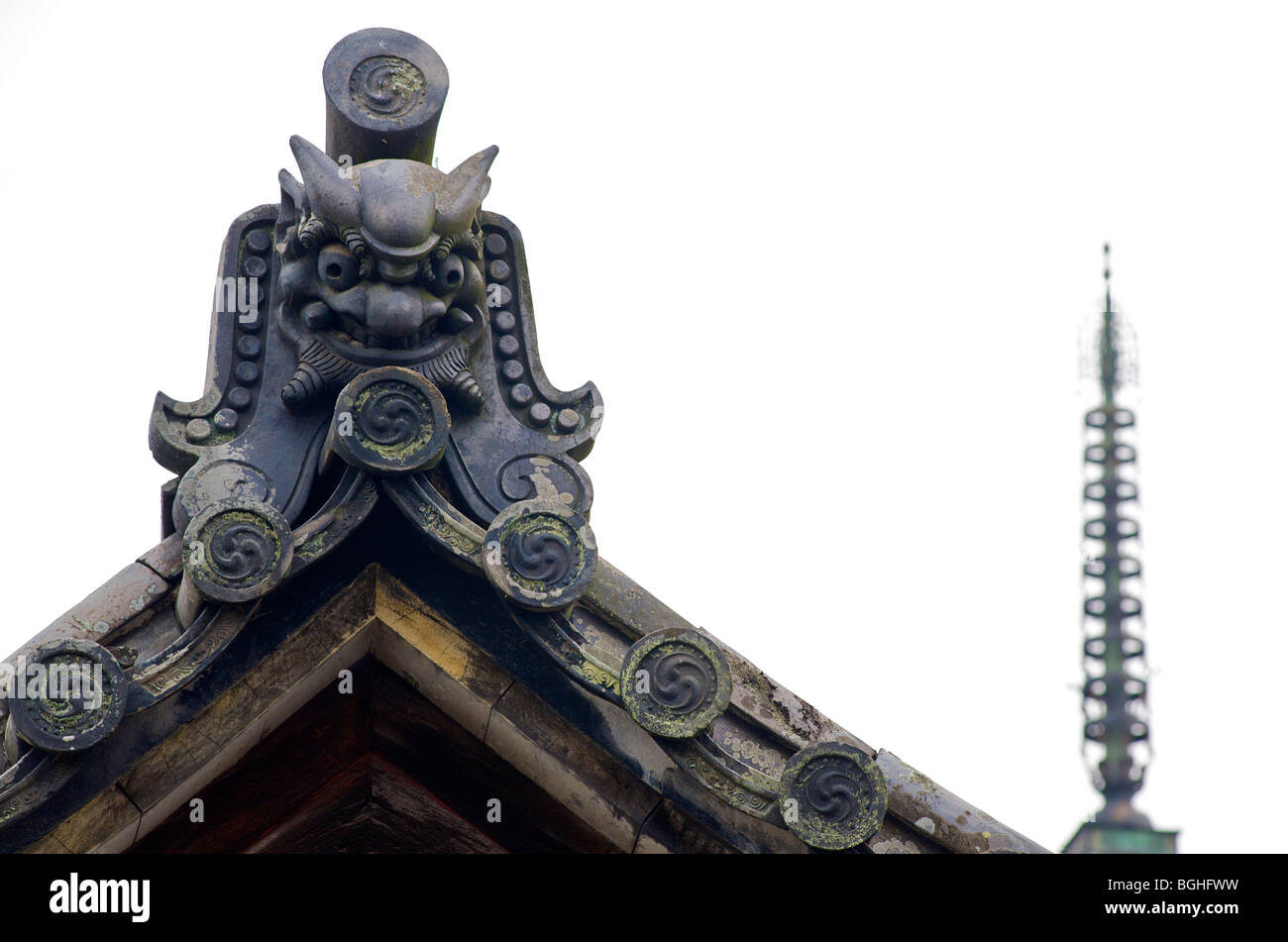 Horyuji temple. One of the oldest temples in Japan Nara prefecture ...