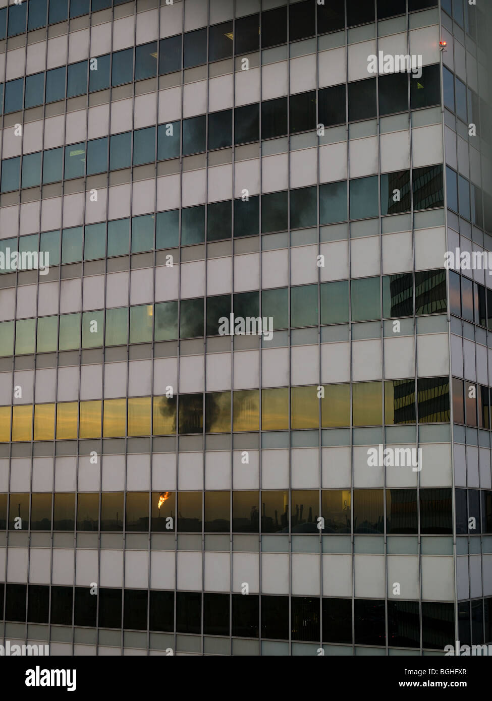 oil fire reflection Stock Photo - Alamy