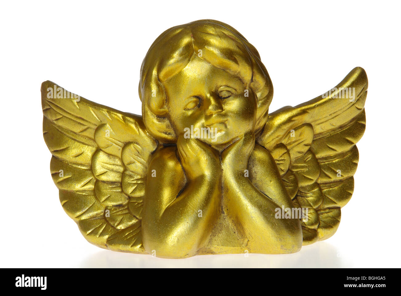 White and gold angel hi-res stock photography and images - Alamy