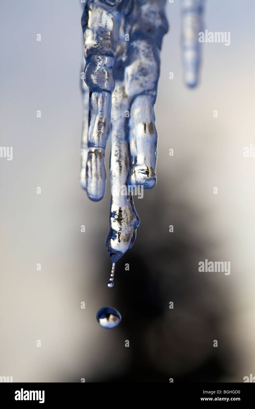 Water dripping to ice hi-res stock photography and images - Alamy