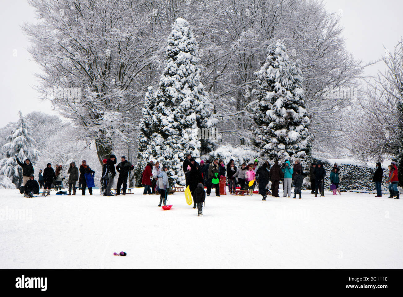 Winter scene in East Grinstead Stock Photo - Alamy