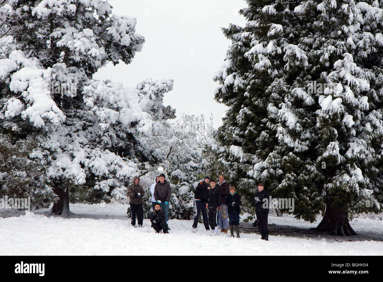 Winter scene in East Grinstead Stock Photo - Alamy