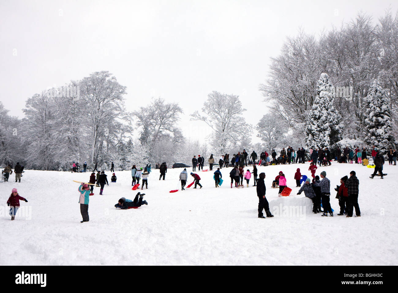 Winter scene in East Grinstead Stock Photo - Alamy